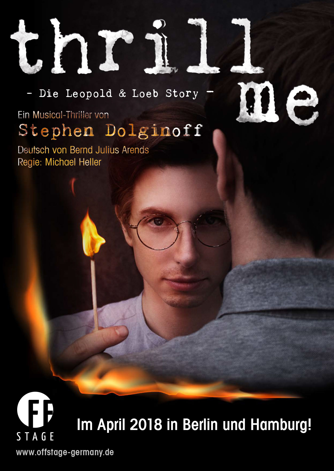 Thrill Me - The Leopold & Loeb Story • 2018 auf Tour durch DE